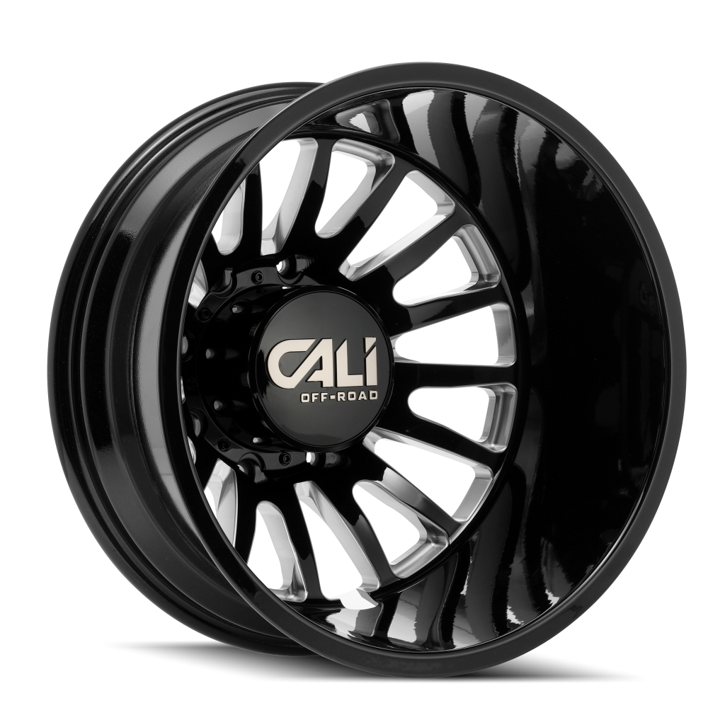 9110D Summit Dually Gloss Black – Cali Off Road Wheels